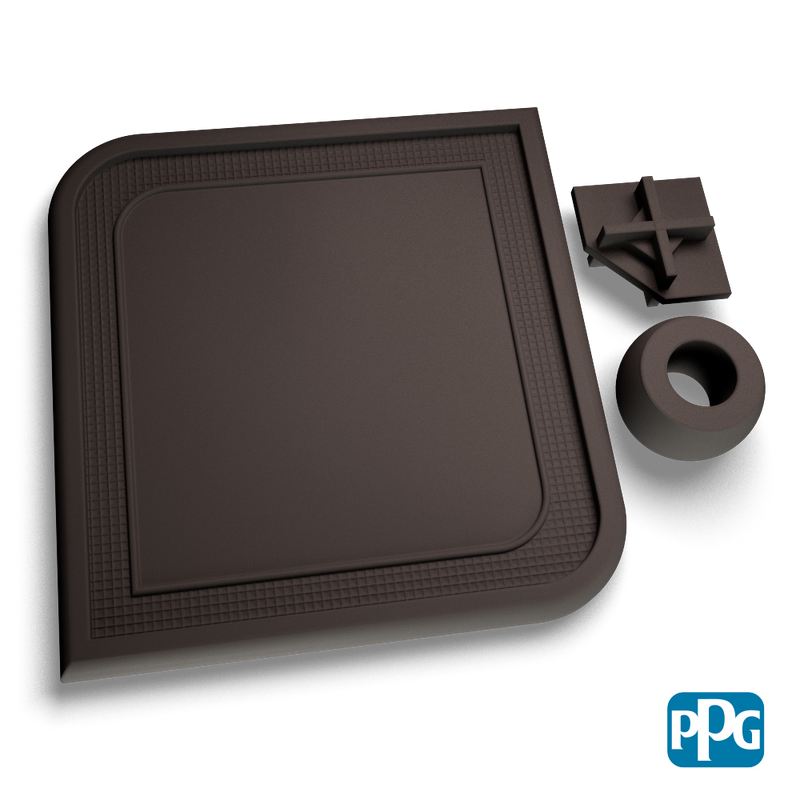 BROWN COMPONENT METALLIC H3-9071 PCFA23105 | PPG Powder Coatings