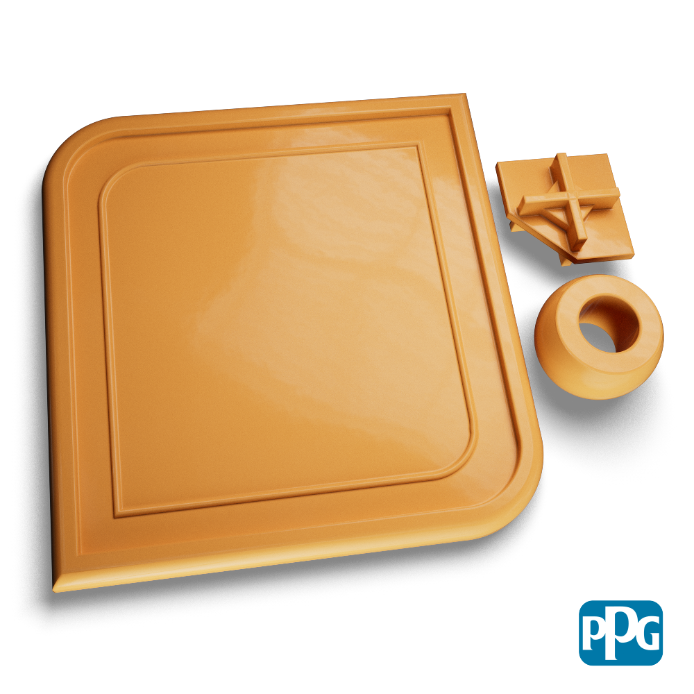 INDUSTRIAL YELLOW Powder Coating Color | PPG Coatings | PPG Powder Coatings