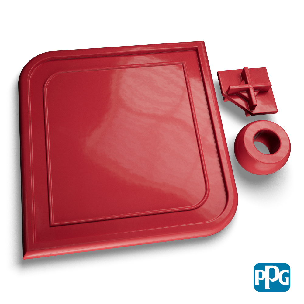 RED XMR Powder Coating Color | PPG Coatings | PPG Powder Coatings